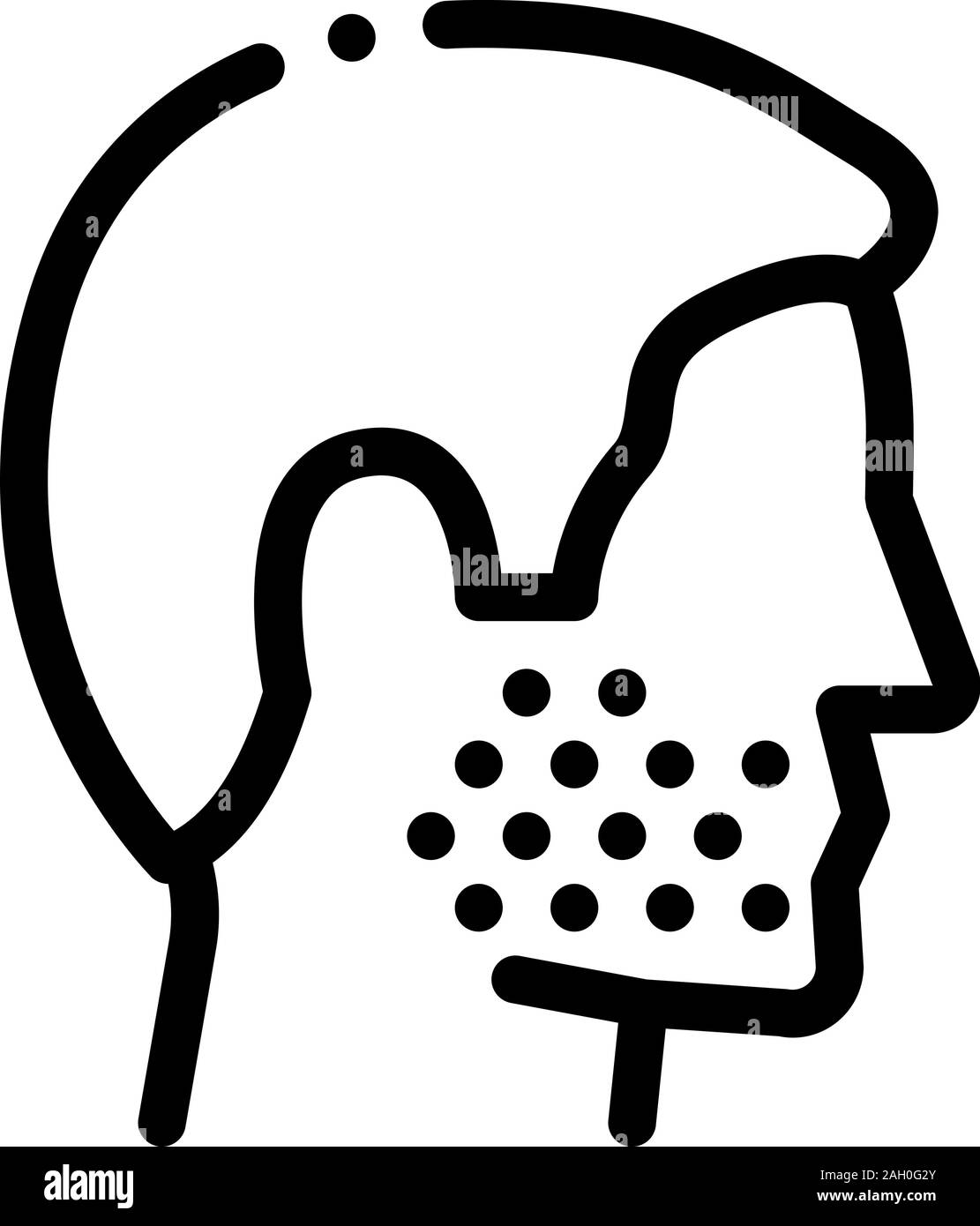 Facial hair concept barber Black and White Stock Photos & Images - Alamy