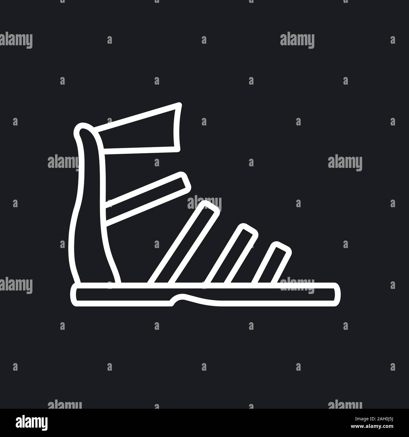 An ancient greek shoe Stock Vector Images - Alamy