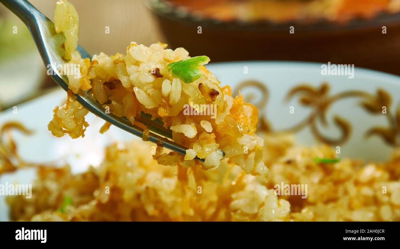 Fried rice, Ghanaian cuisine, Traditional assorted African dishes, Top ...