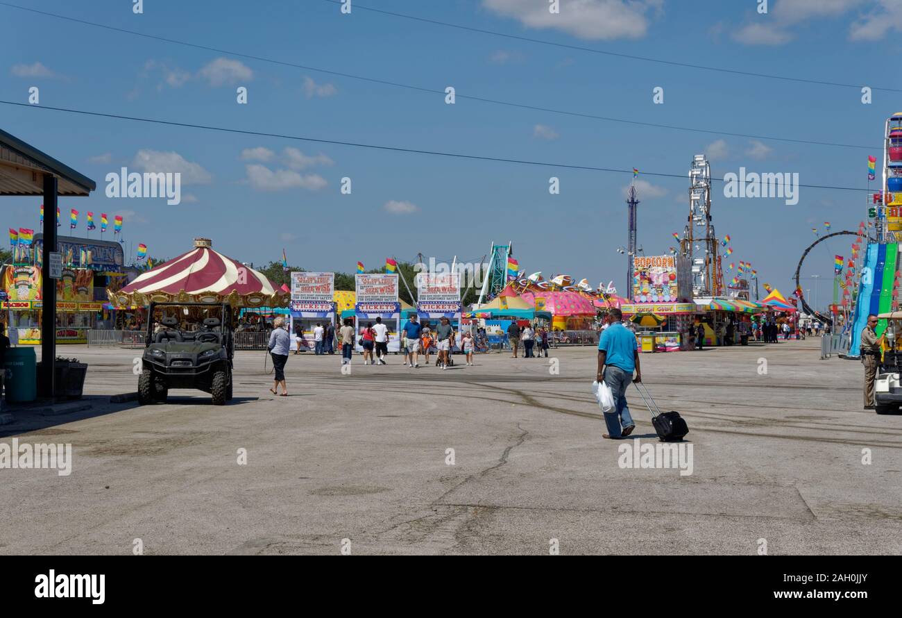 People of all ages at the Fort Bend County State Fair with its various ...