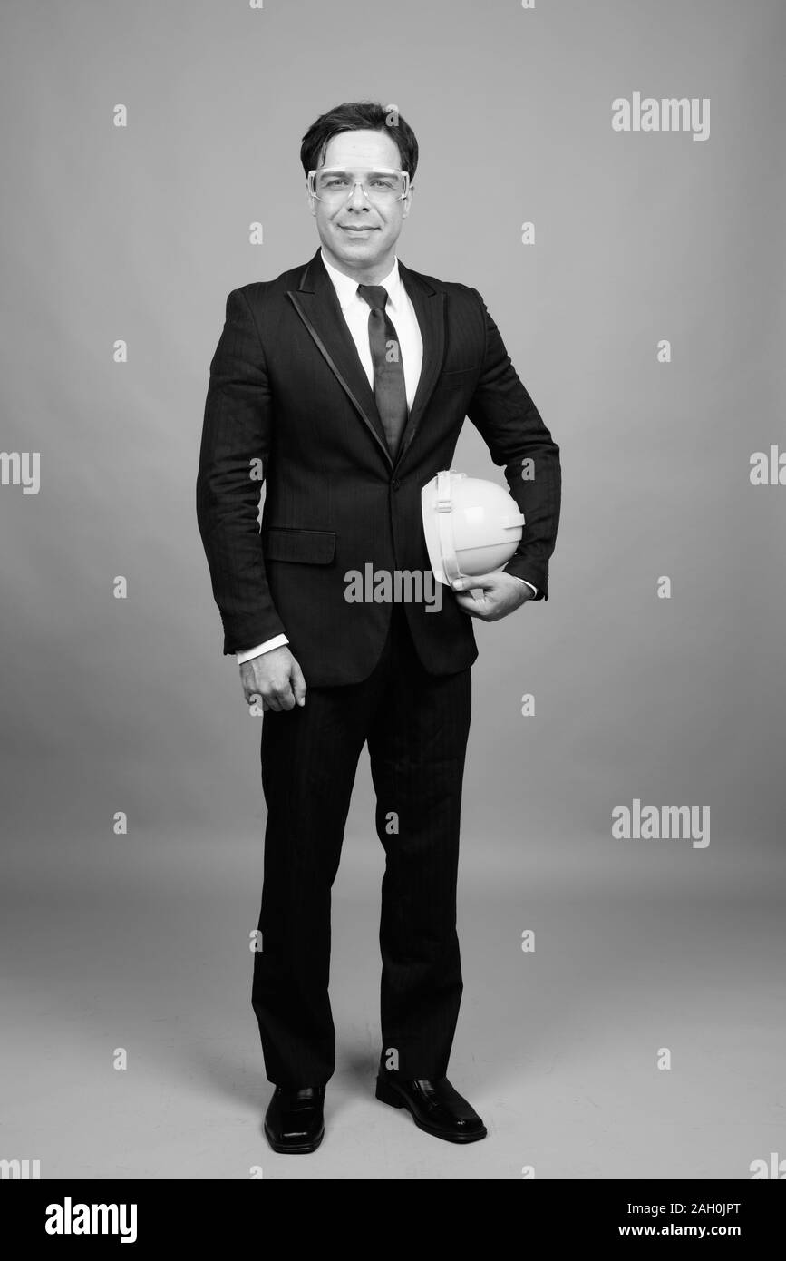 Man in protective white suit Black and White Stock Photos & Images - Alamy