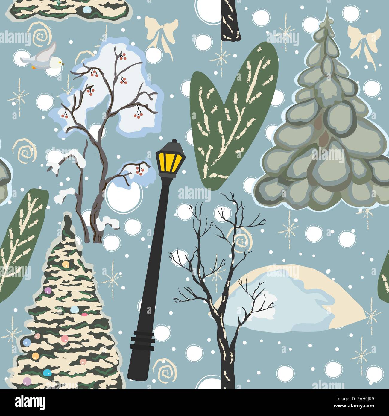 Gingerbread trees Stock Vector Images - Alamy