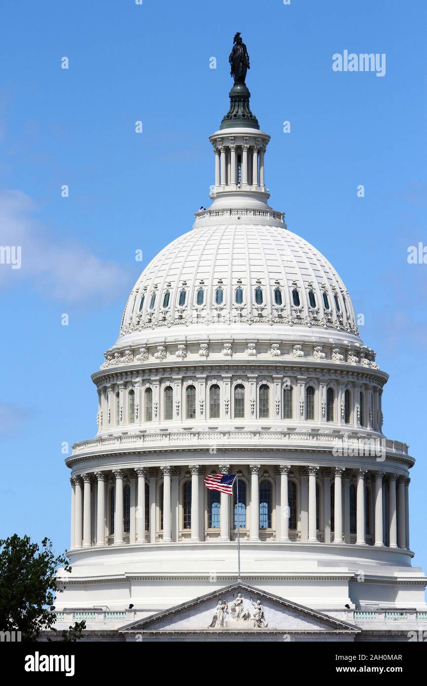 US National Capitol in Washington, DC. American landmark Stock Photo ...