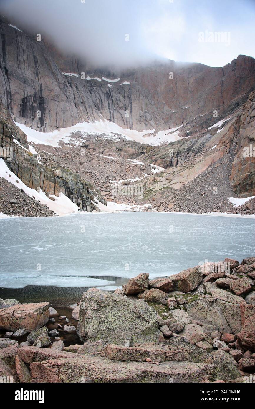 Chasm lake rocky hi-res stock photography and images - Alamy