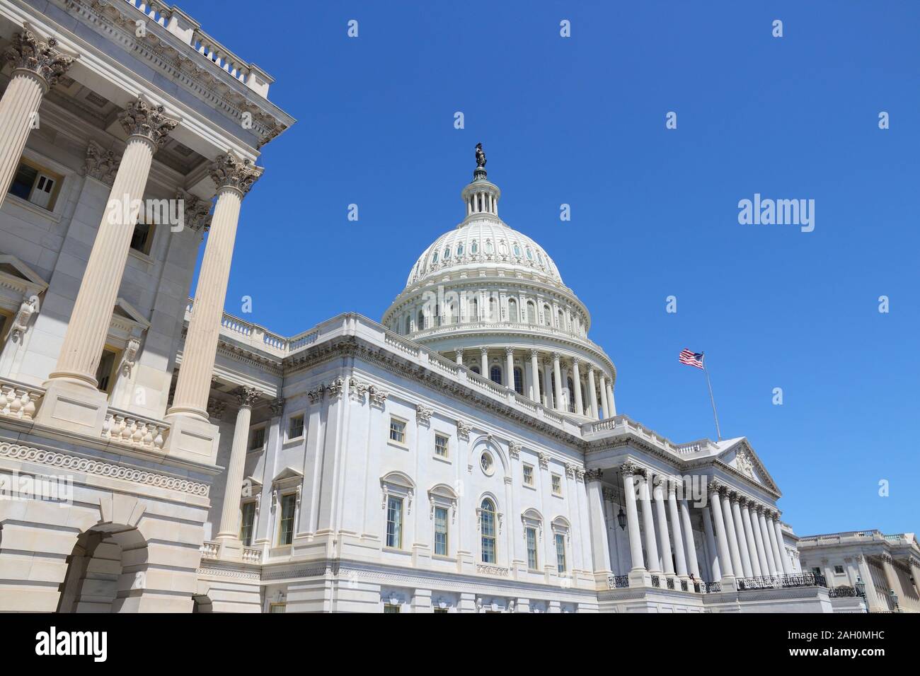 US National Capitol in Washington, DC. American landmark Stock Photo ...