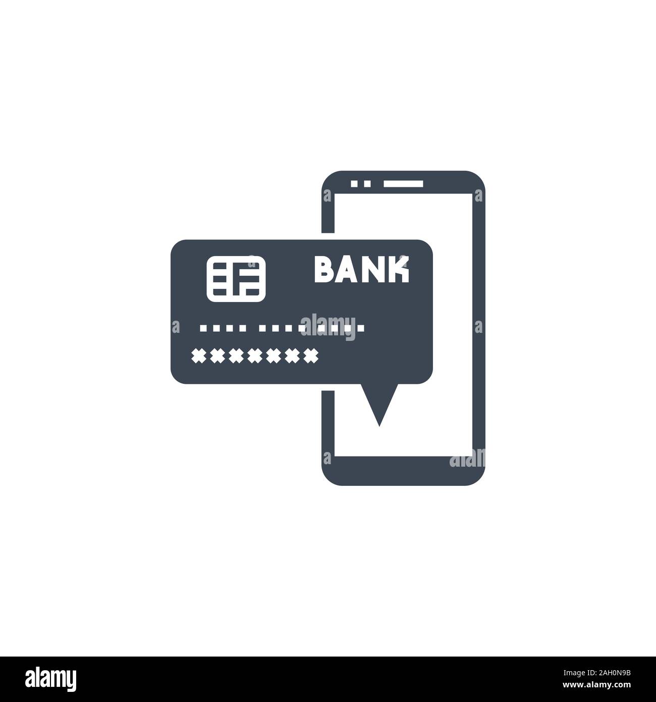 Card transfer black glyph Cut Out Stock Images & Pictures - Alamy