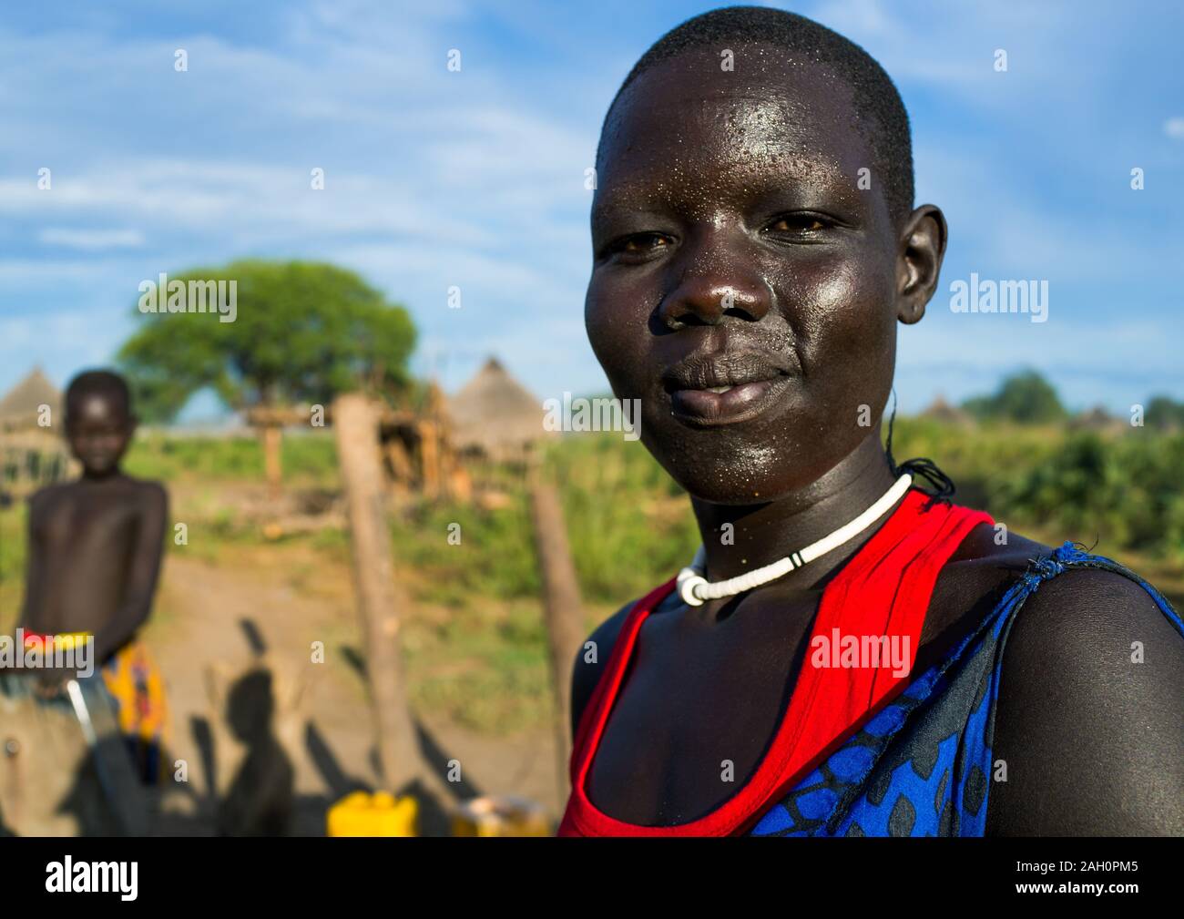 Portrait of a Mundari tribe woman, Central Equatoria, Terekeka, South Sudan Stock Photo - Alamy