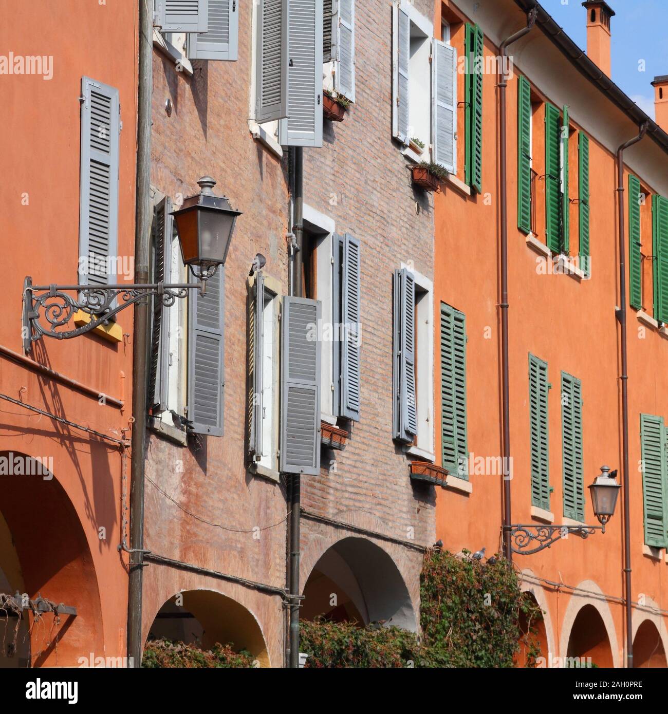 Modena, Italy - Emilia-Romagna region. Colorful Mediterranean ...