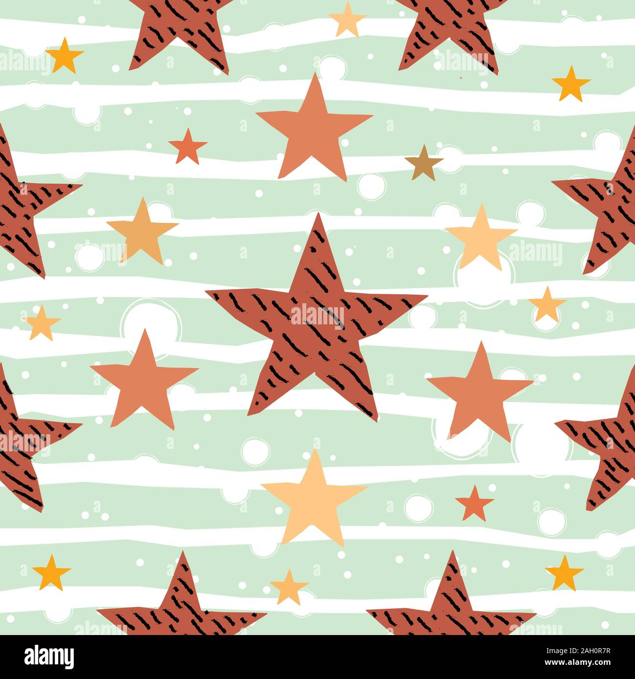 Cute Star Background. Seamless Pattern with stars. Vector Illustration ...