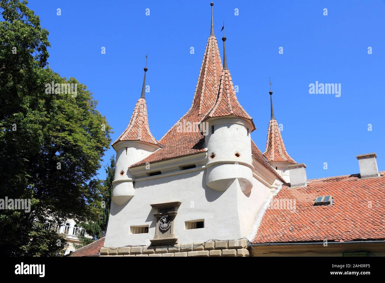 Brasov, Romania. Medieval defensive gate - Catherine's Gate (Poarta ...