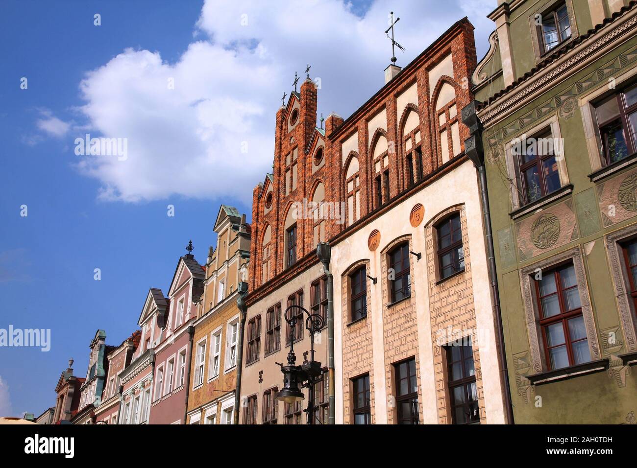 Poznan, Poland - city architecture. Greater Poland province ...