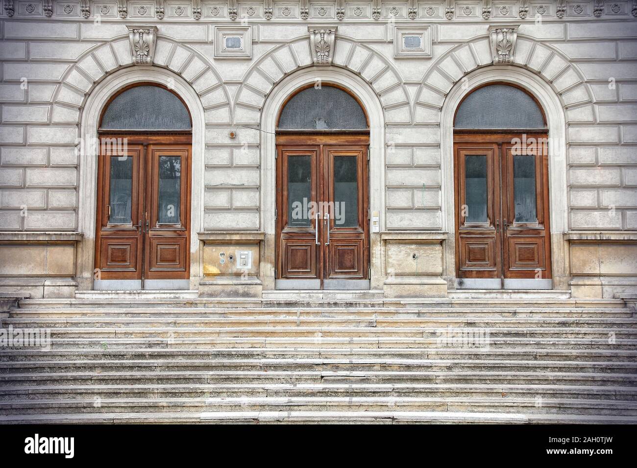 Vienna, Austria - the Stock Exchange. The Old Town is a UNESCO World ...