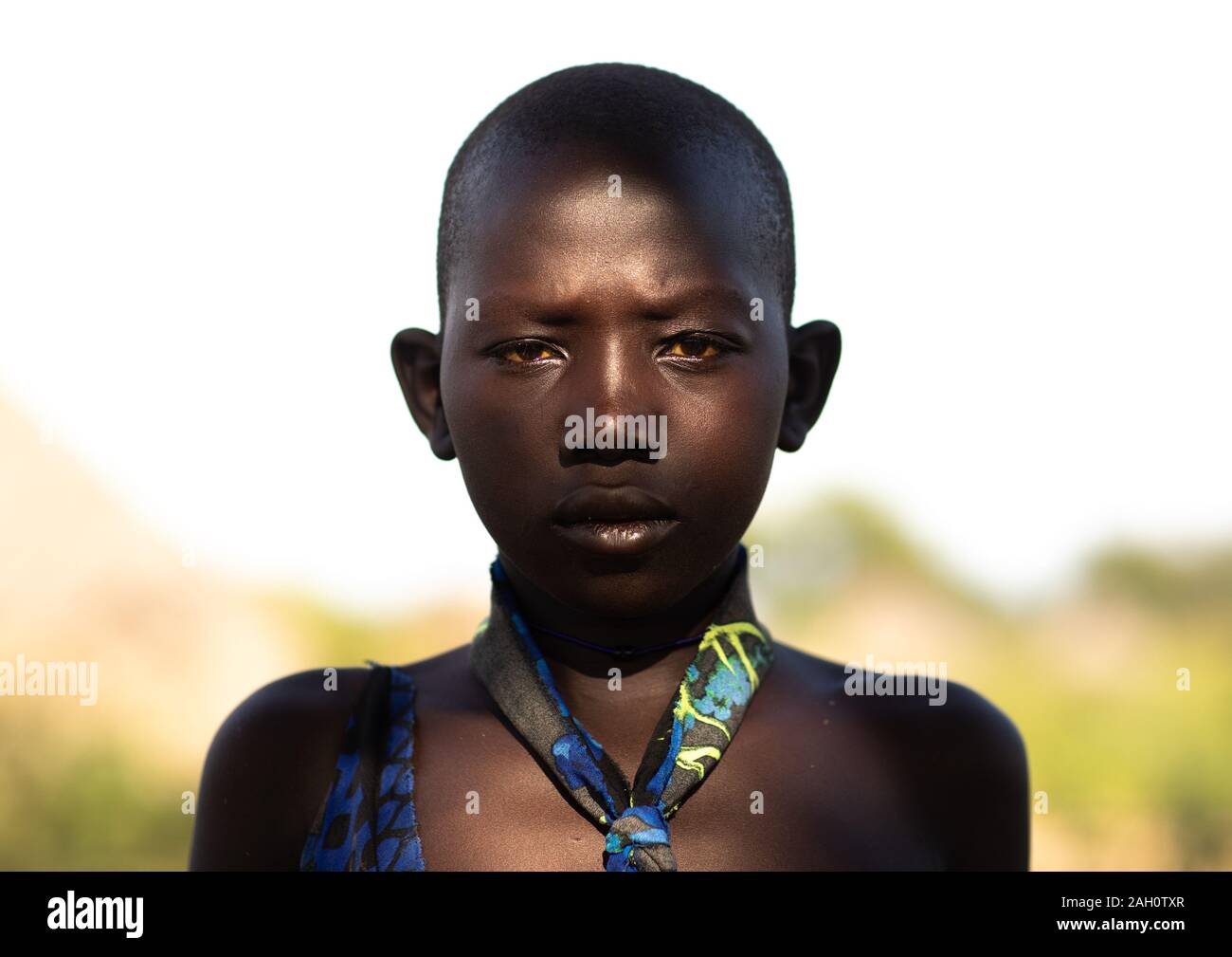 Portrait of a Mundari tribe boy, Central Equatoria, Terekeka, South Sudan Stock Photo - Alamy