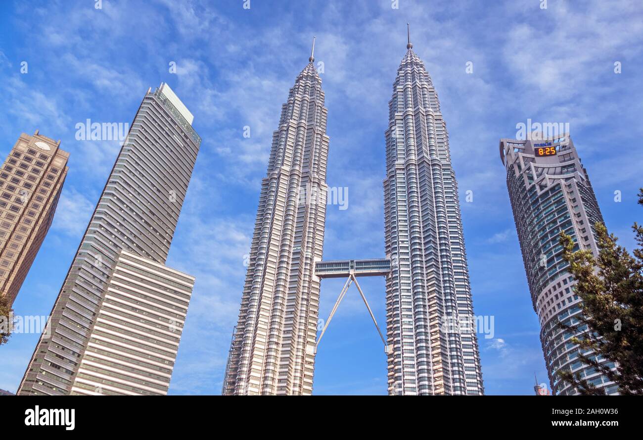 Kuala Lumpur, Malaysia - March 13, 2017: view of Kuala Lumpur city ...