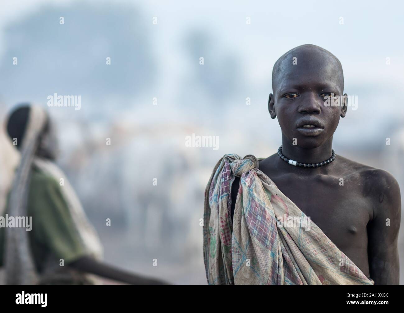 Portrait of a Mundari tribe boy, Central Equatoria, Terekeka, South Sudan Stock Photo - Alamy