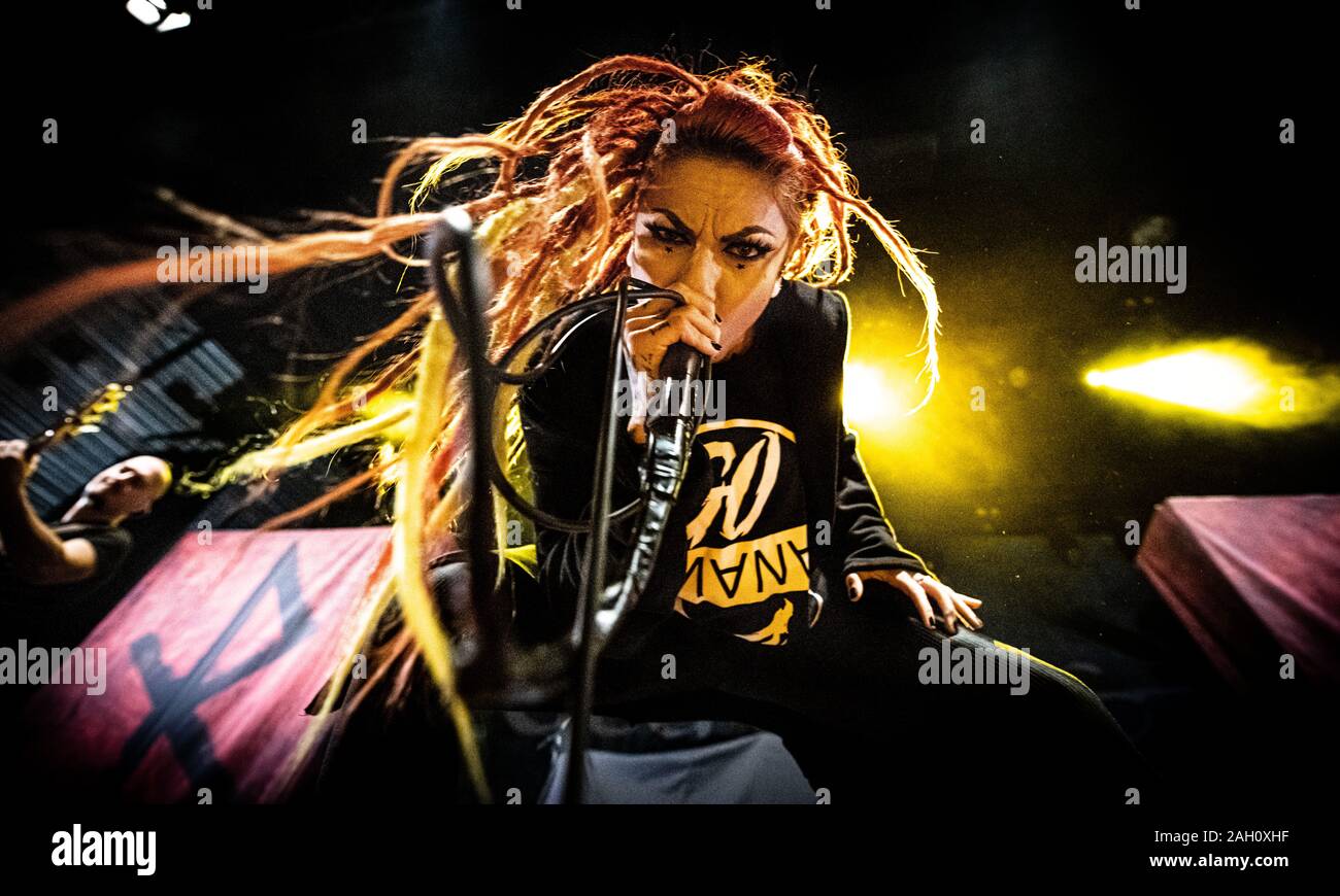 Copenhagen, Denmark. 20th, December 2019. The Moldovan nu metal band ...