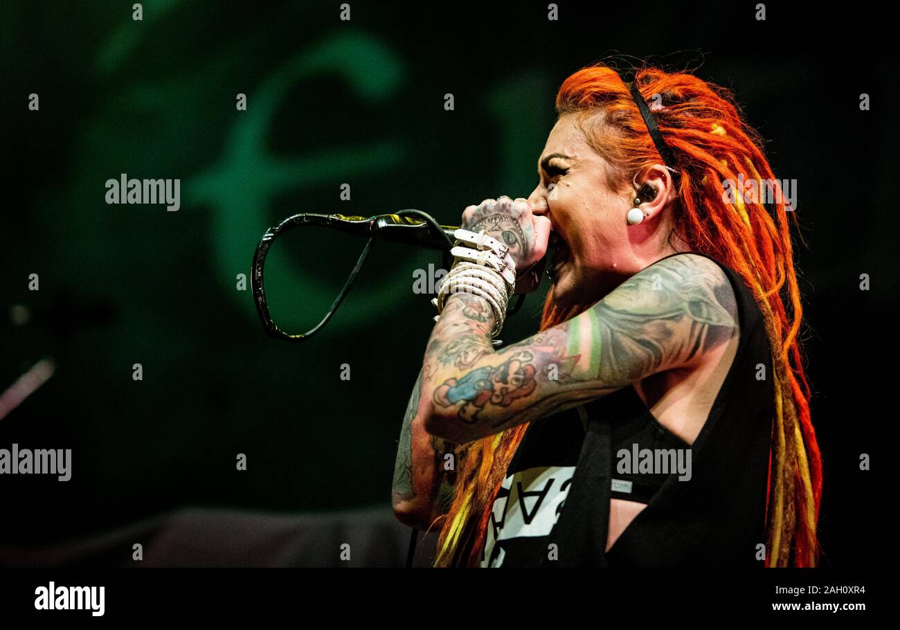 Copenhagen, Denmark. 20th, December 2019. The Moldovan nu metal band ...