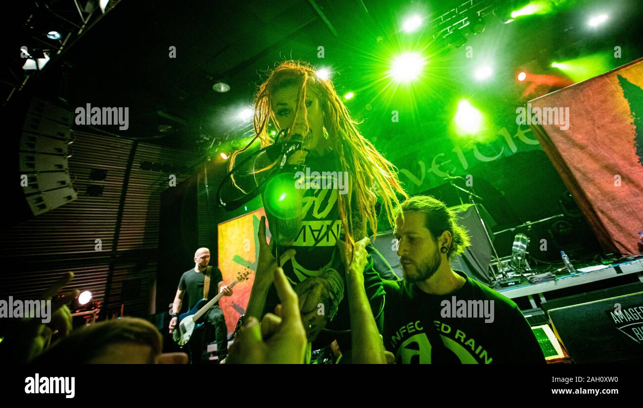 Copenhagen, Denmark. 20th, December 2019. The Moldovan nu metal band ...