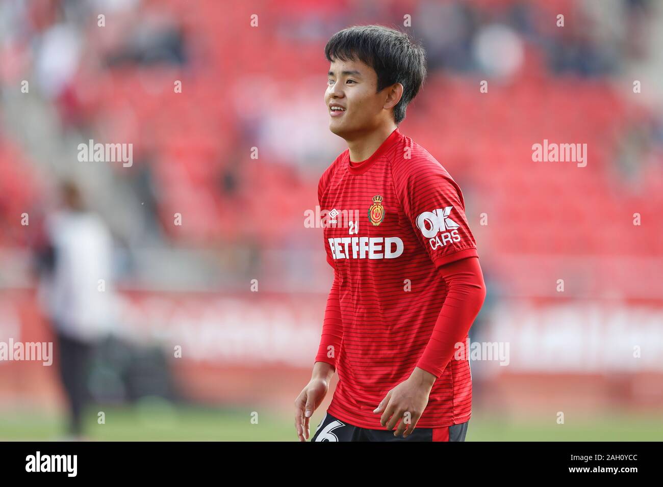 Takefusa Kubo (Mallorca), DECEMBER 21, 2019 - Football / Soccer : Kubo during warming up before ...