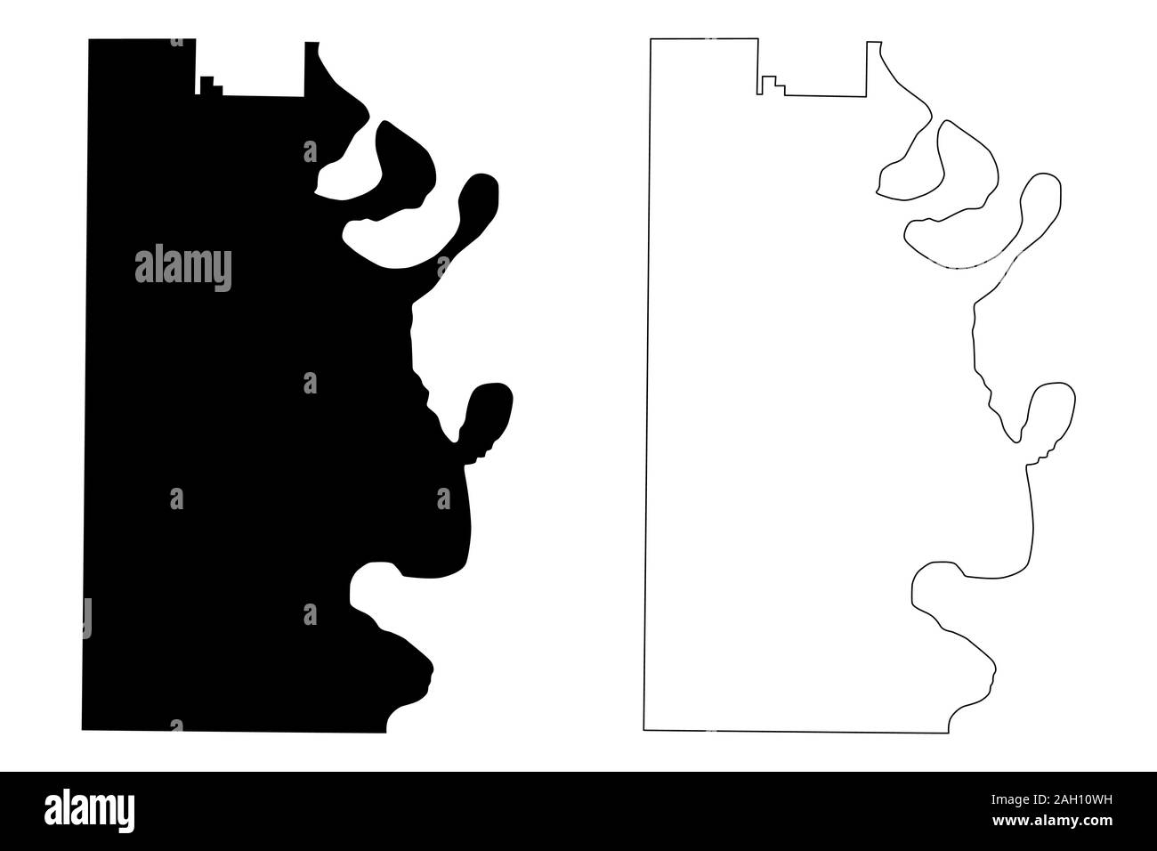 Dermott map hi-res stock photography and images - Alamy