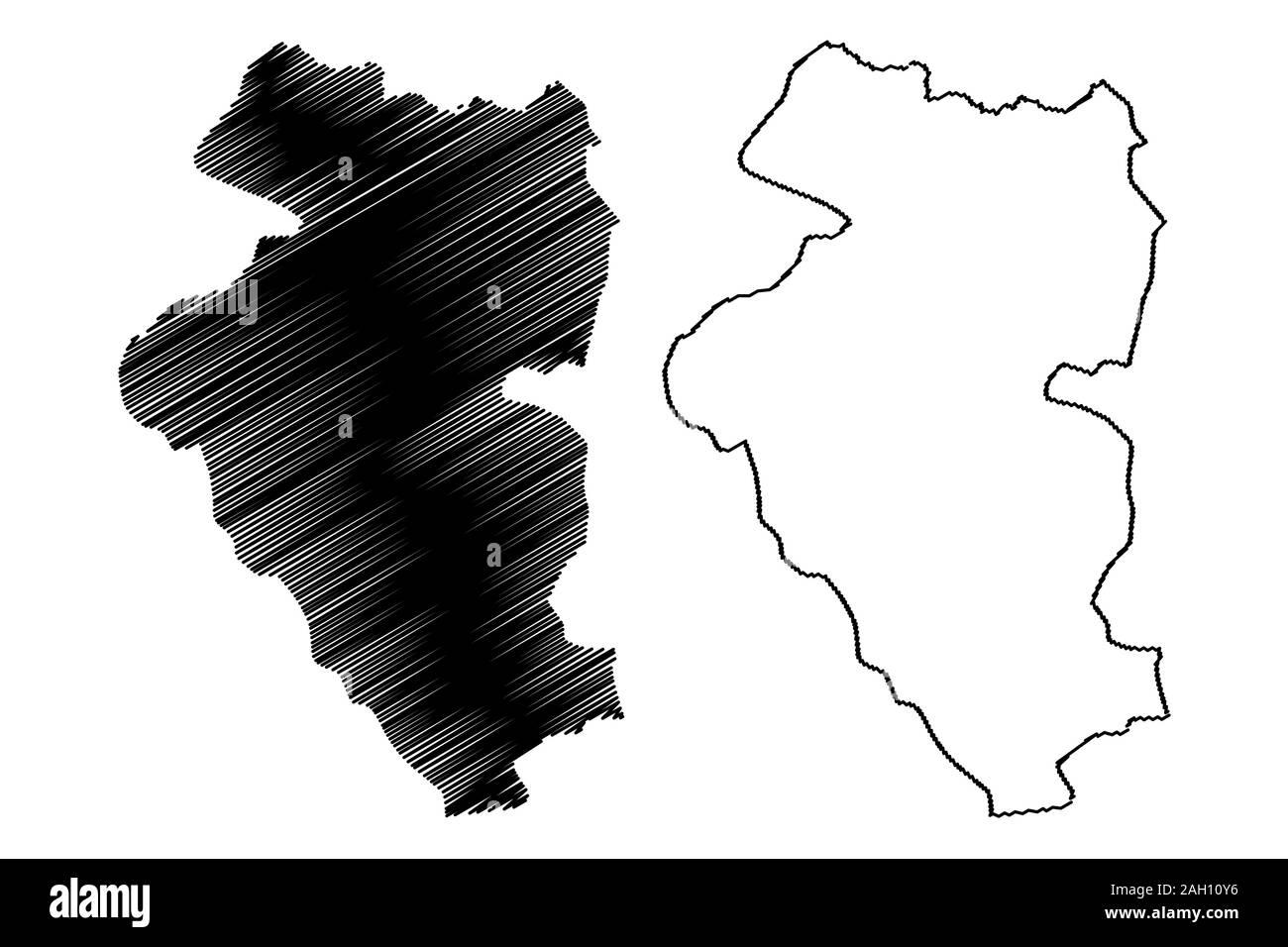 Bulgan Province (aimags, Provinces of Mongolia) map vector illustration ... Bulgan Province (aimags, Provinces of Mongolia) map vector illustration ...