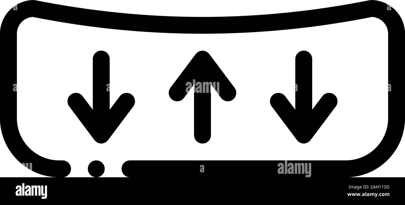 Shock Absorbing Mattress Icon Outline Illustration Stock Vector Image ...