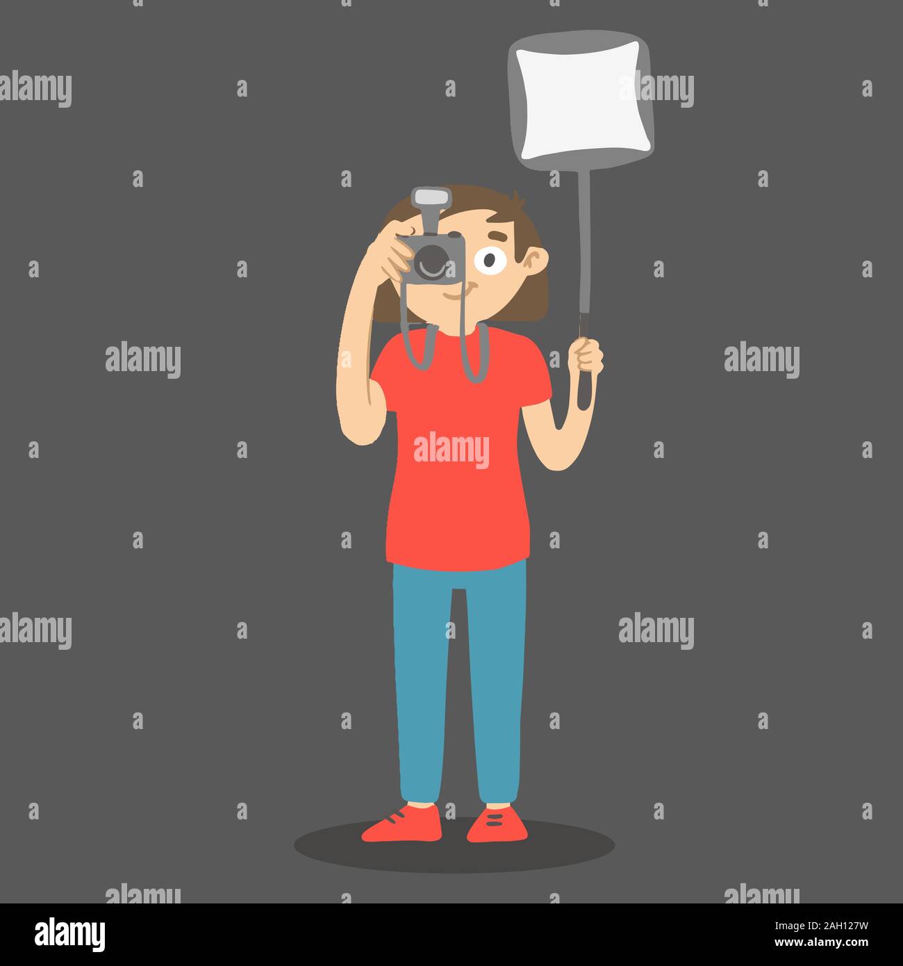 Softbox portrait Stock Vector Images - Alamy