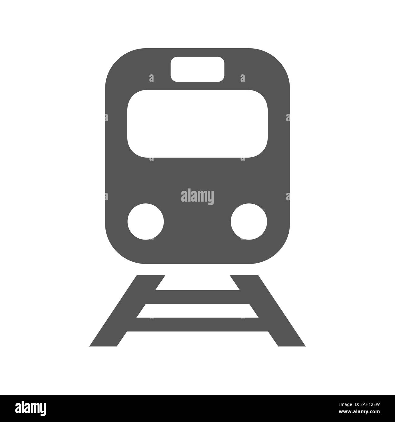 Train vector icon on white background. Flat vector train icon symbol ...