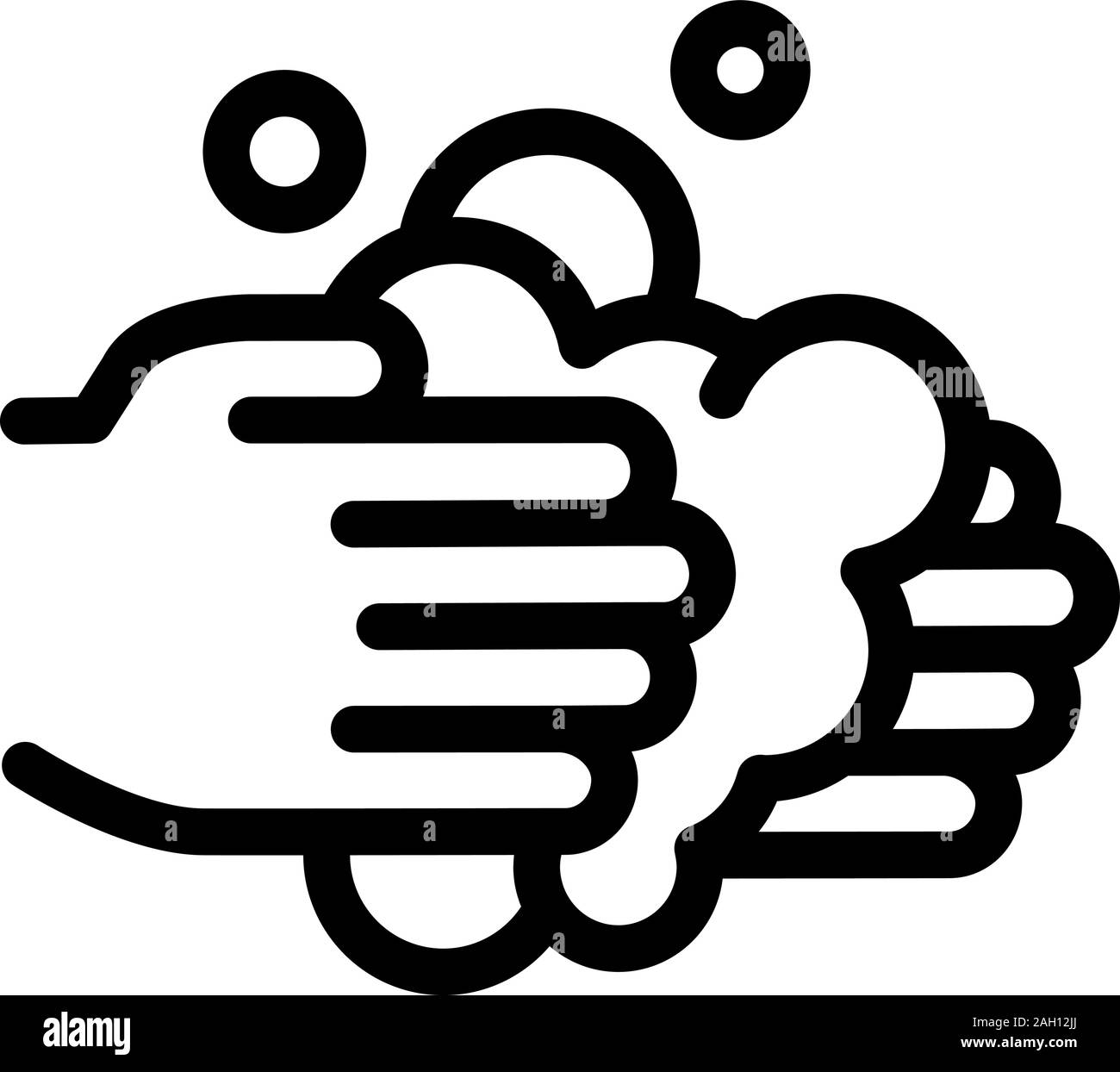 Anti bacterial line icon Black and White Stock Photos & Images - Alamy