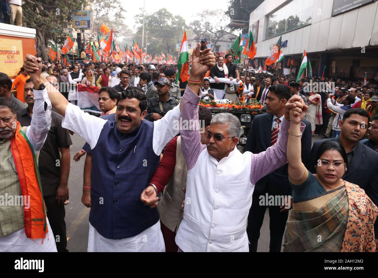 Bjp mass supporters hi-res stock photography and images - Alamy
