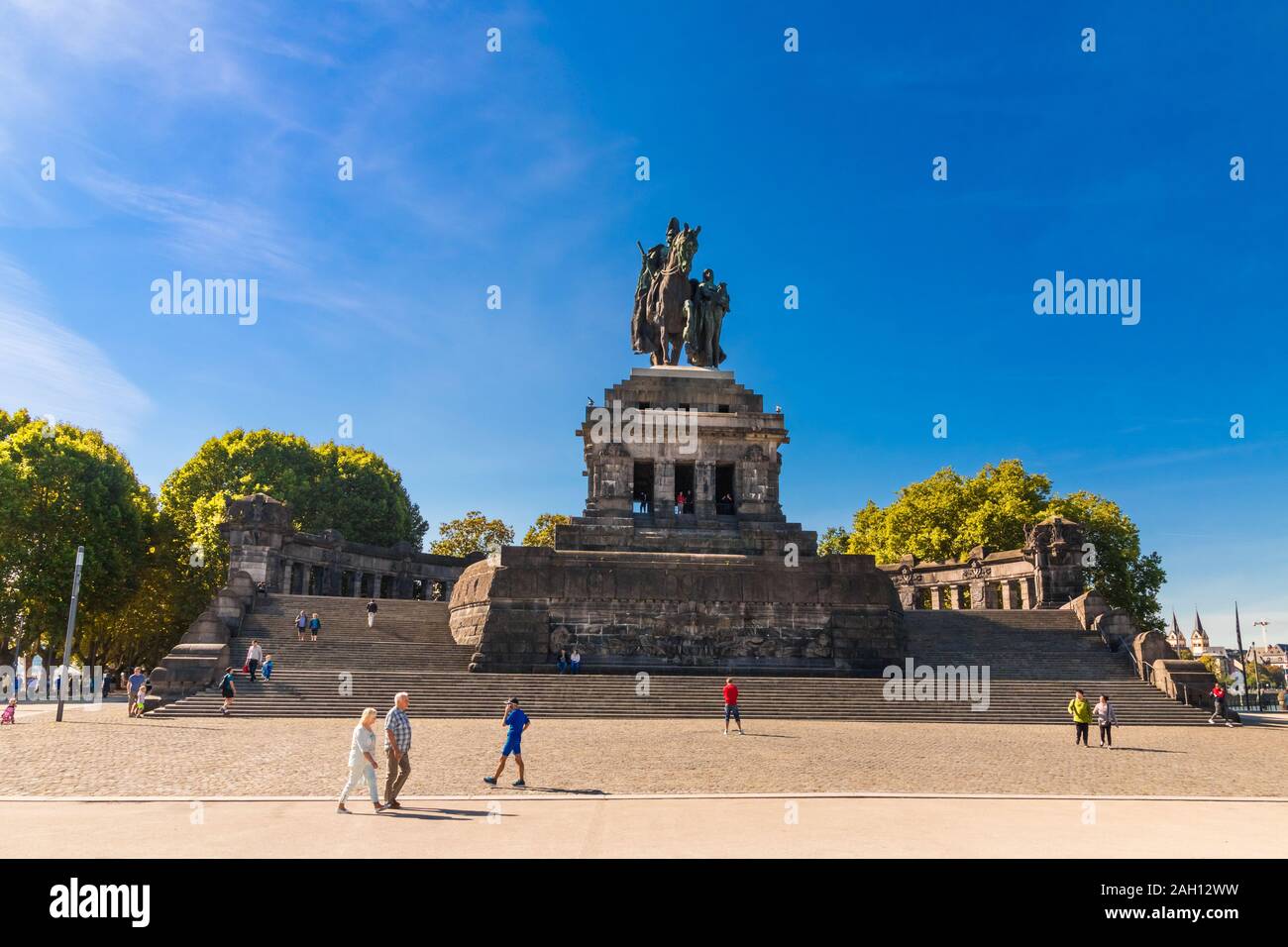Koblenz statue hi-res stock photography and images - Alamy