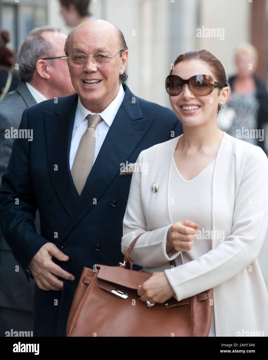 Former Polly Peck chief exec Asil Nadir and his wife Nur at the Old ...