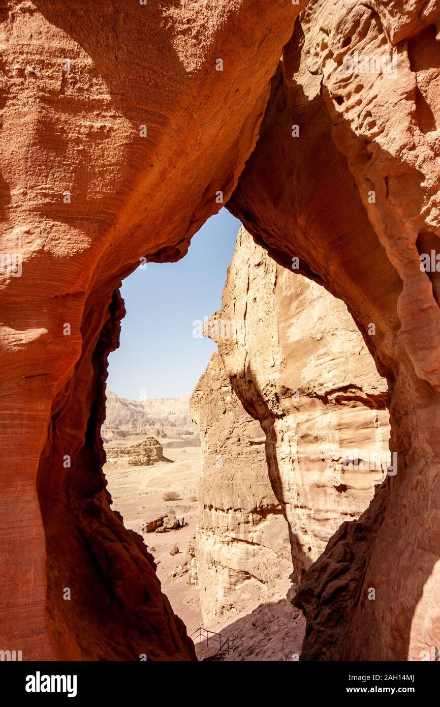 The copper mines at Timna park, Araba, Israel Stock Photo - Alamy