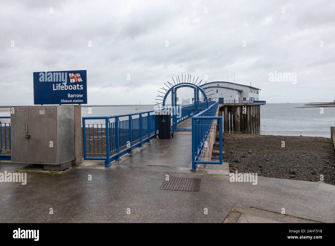 Barrow Lifeboat Station at Barrow in Furness in the South West of the ...