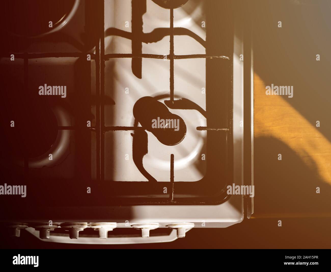 Gas stove top view hi-res stock photography and images - Alamy