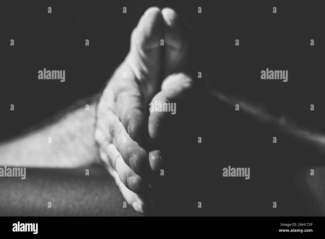 Fingertips together hi-res stock photography and images - Alamy