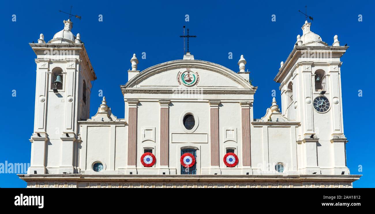 Catholic National Cathedral in capital Asuncion, Paraguay. South ...