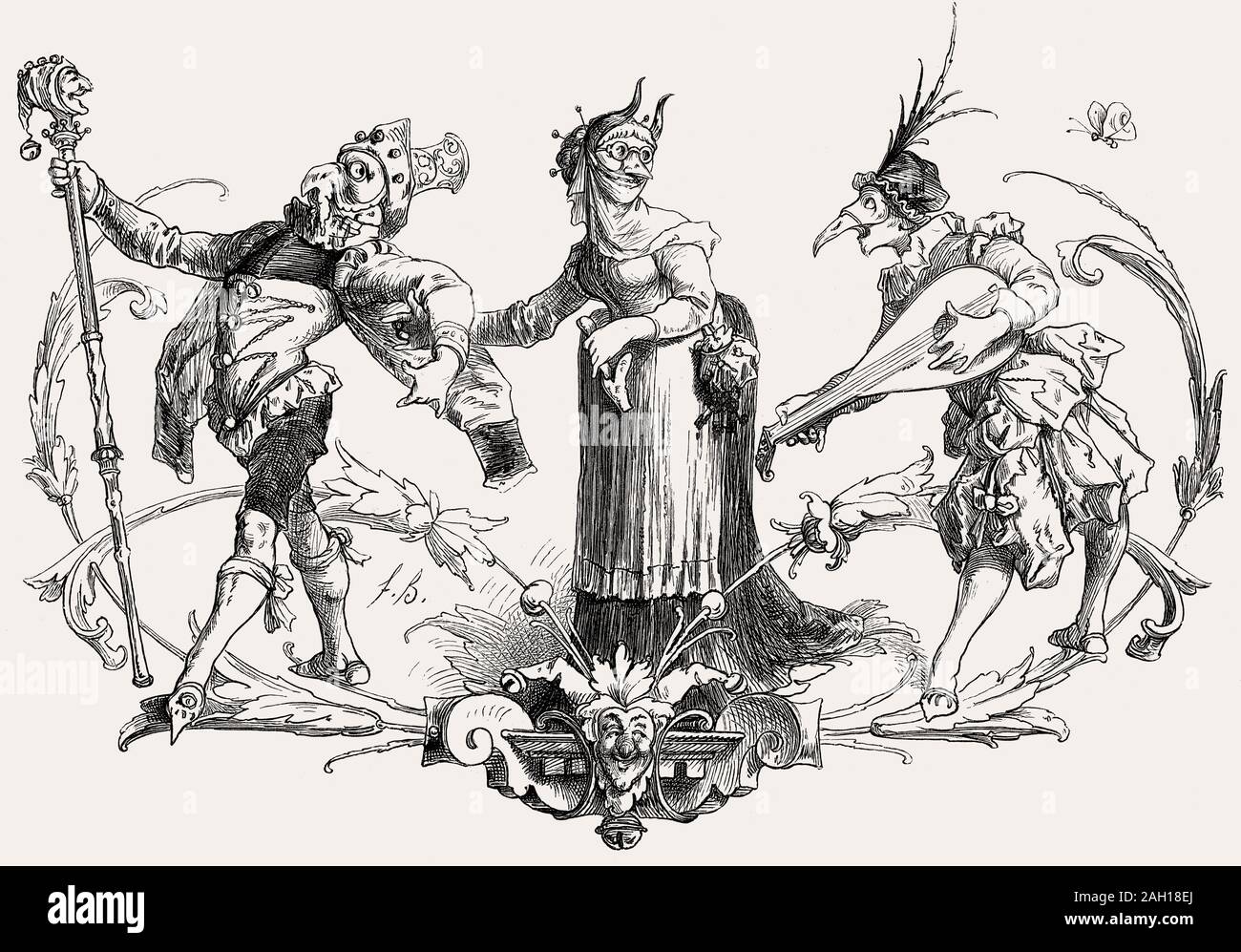Plutus, Ancient Greek comedy performed in 1531 Stock Photo - Alamy