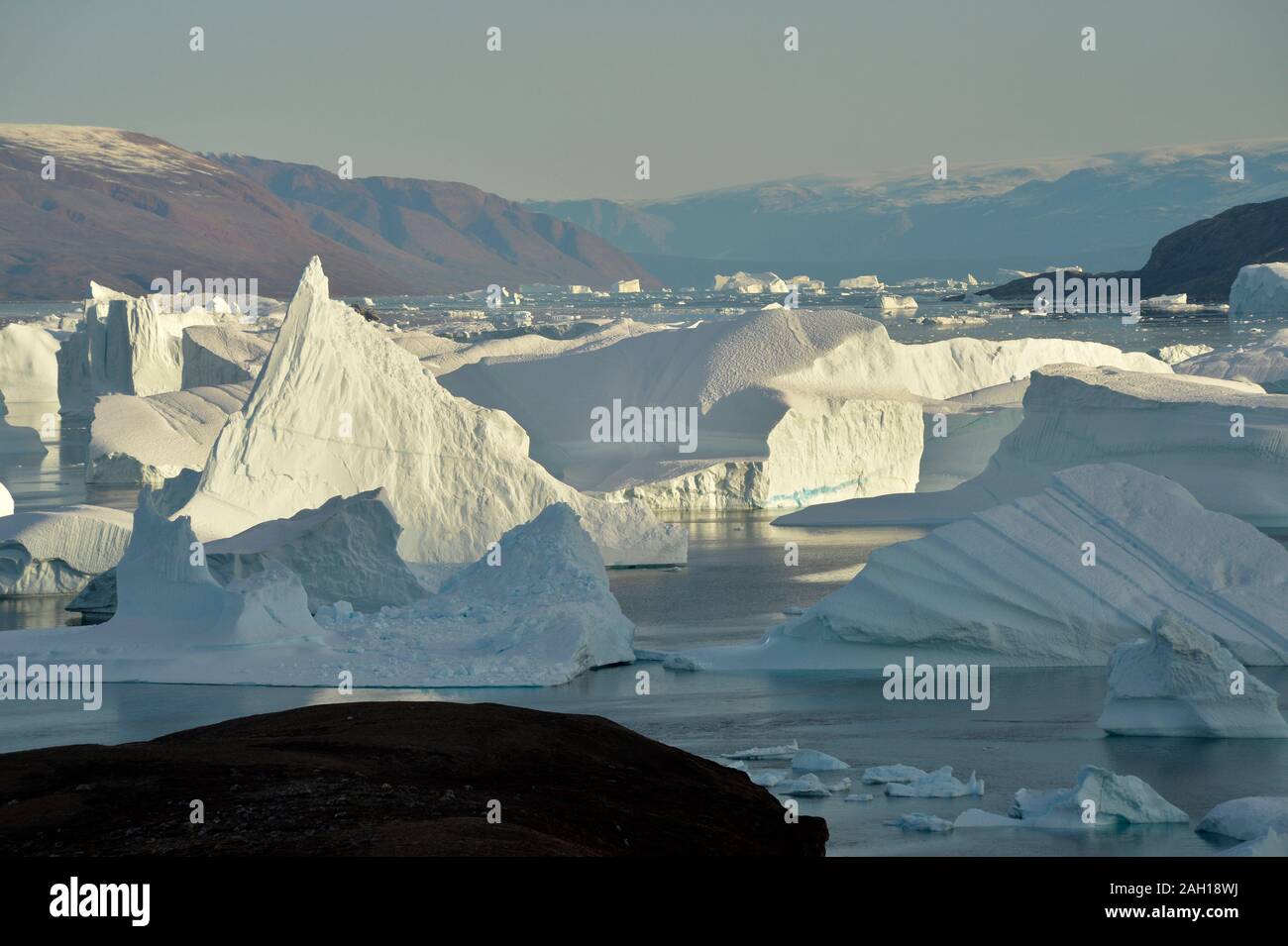 East Greenland, Scoresby Sund Stock Photo - Alamy