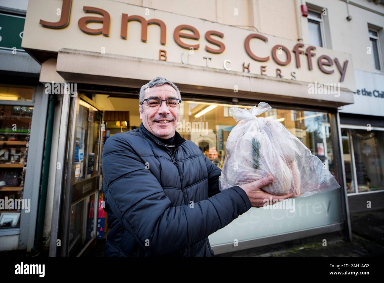 James Coffey Butchers On Belmont Road High Resolution Stock Photography ...