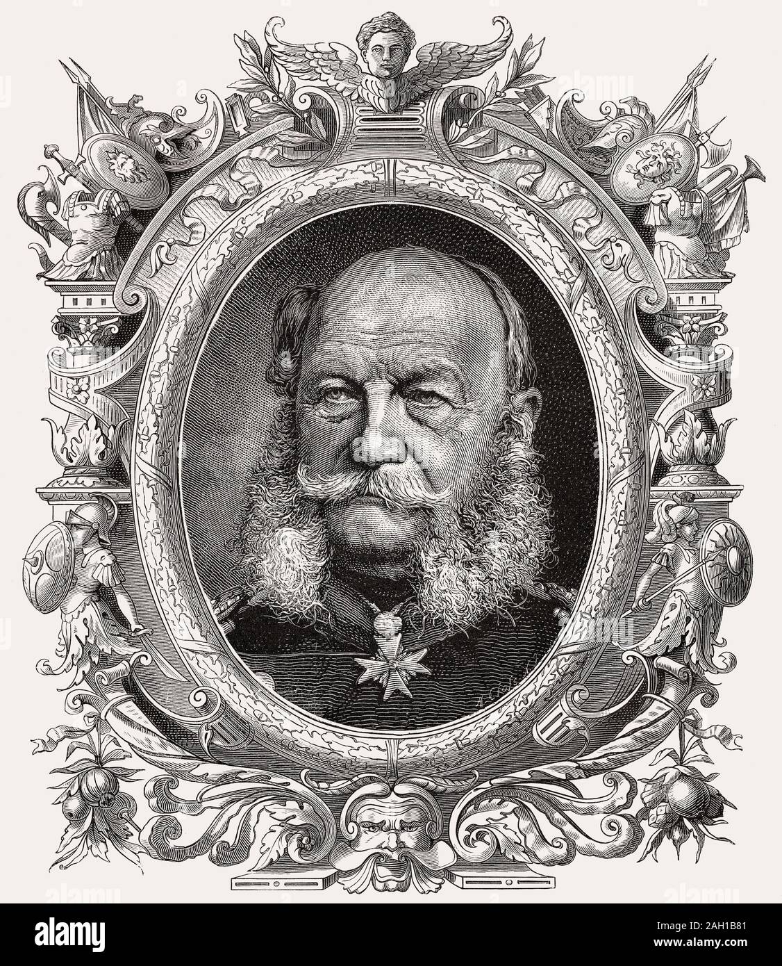 Wilhelm I or William I, 1797-1888, king of Prussia and first German ...
