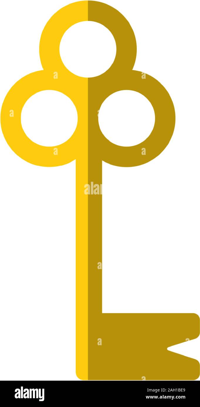 Key Vector Icon, flat style isolated on white background. Key symbol ...