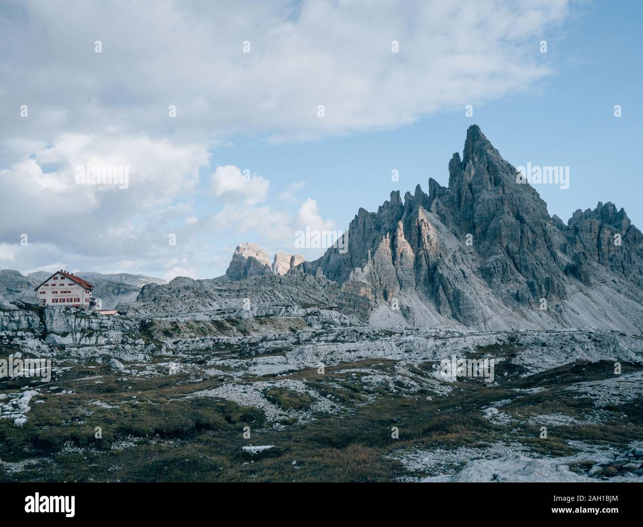 Mountain ranger in the Dolomites in italy Stock Photo - Alamy