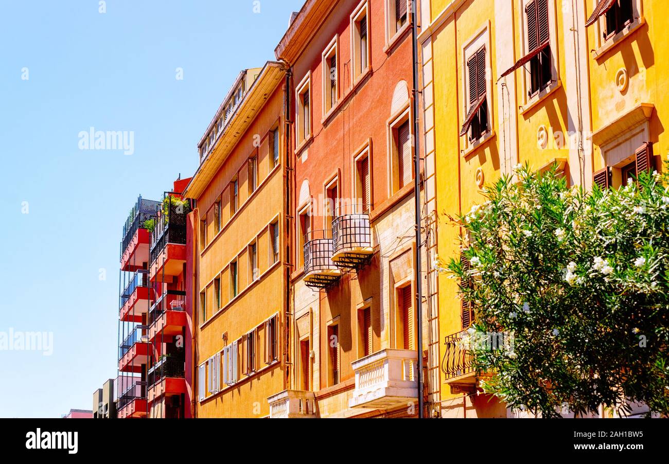 Facade modern italian apartments hi-res stock photography and images ...