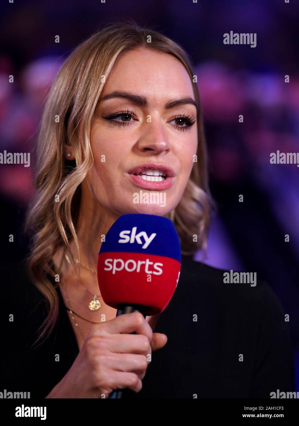 Laura Woods, sky sports presenter during day eleven of the William Hill ...