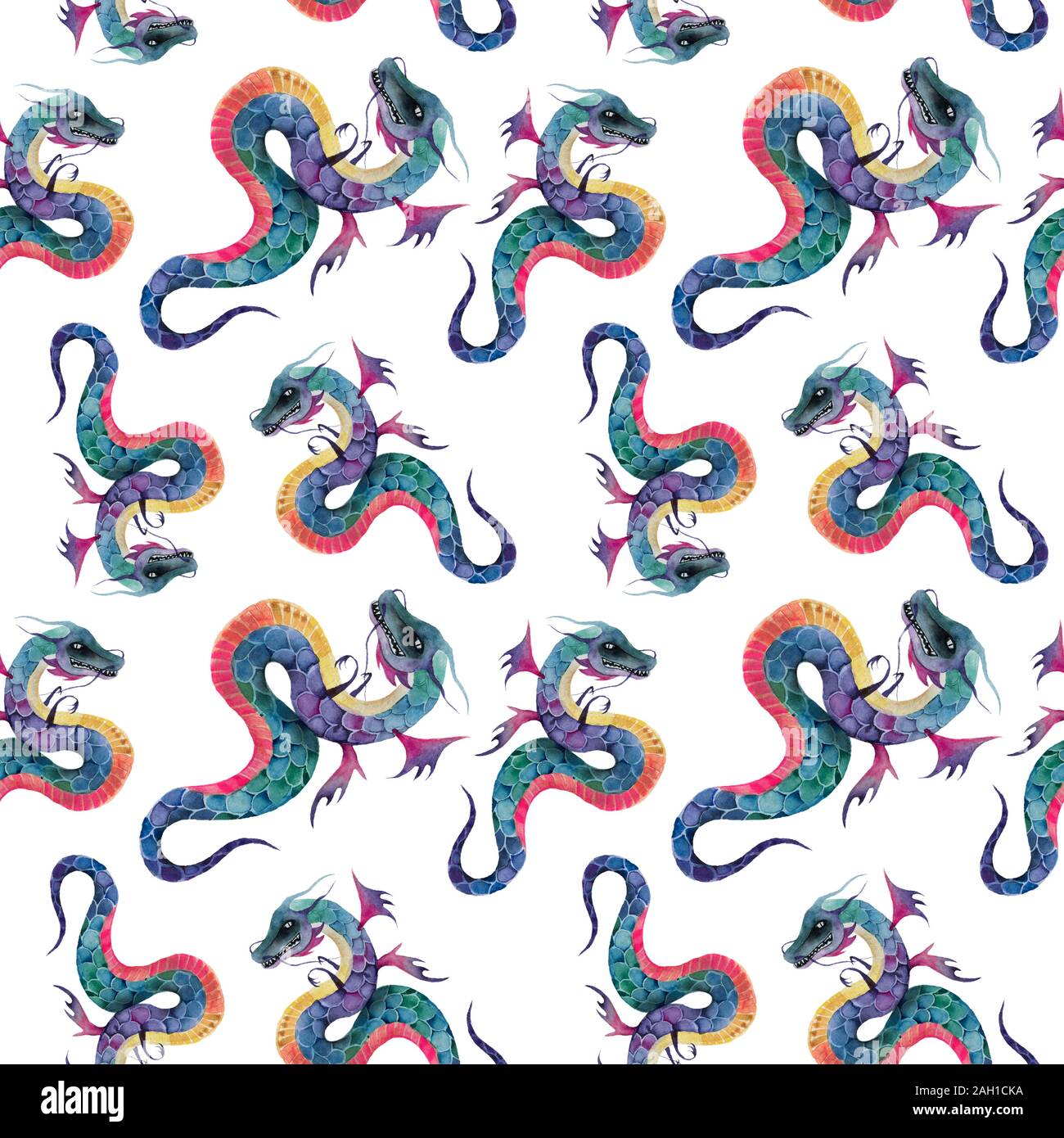 Embroidery chinese dragons and flowers peonies seamless pattern ...