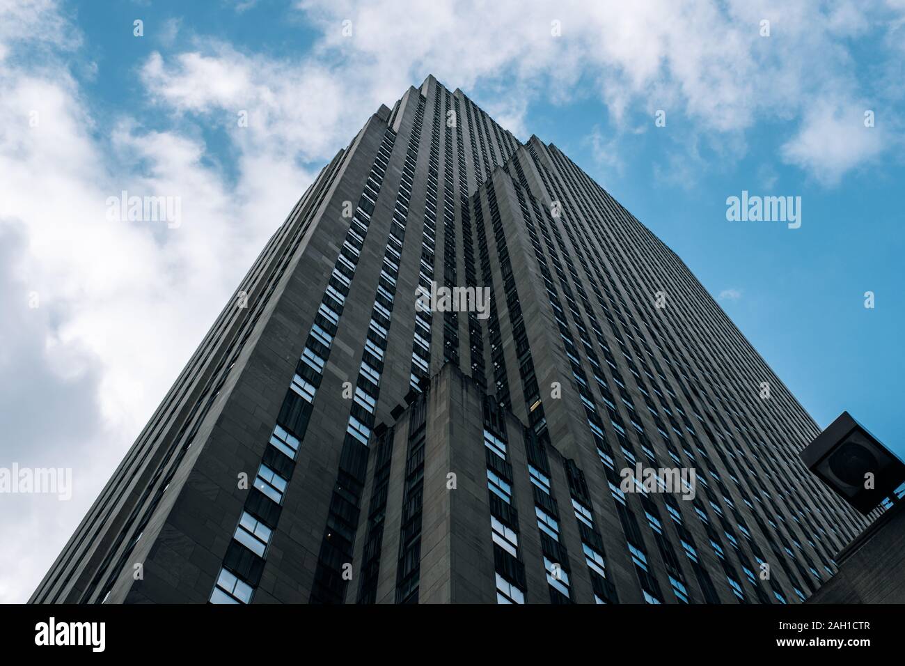 New York City - USA - DEC 17 2018: Underside panoramic and perspective ...