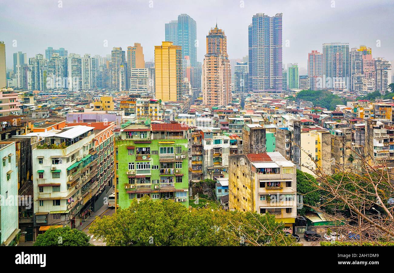 Macau residential buildings hi-res stock photography and images - Alamy