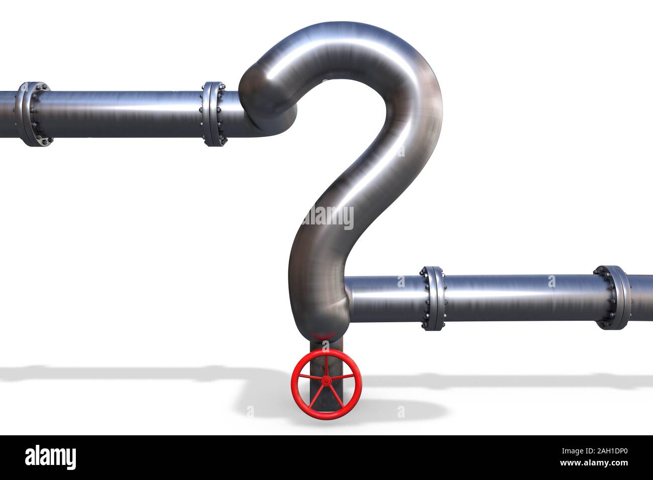 Piping in oil gas refinery Cut Out Stock Images & Pictures - Alamy