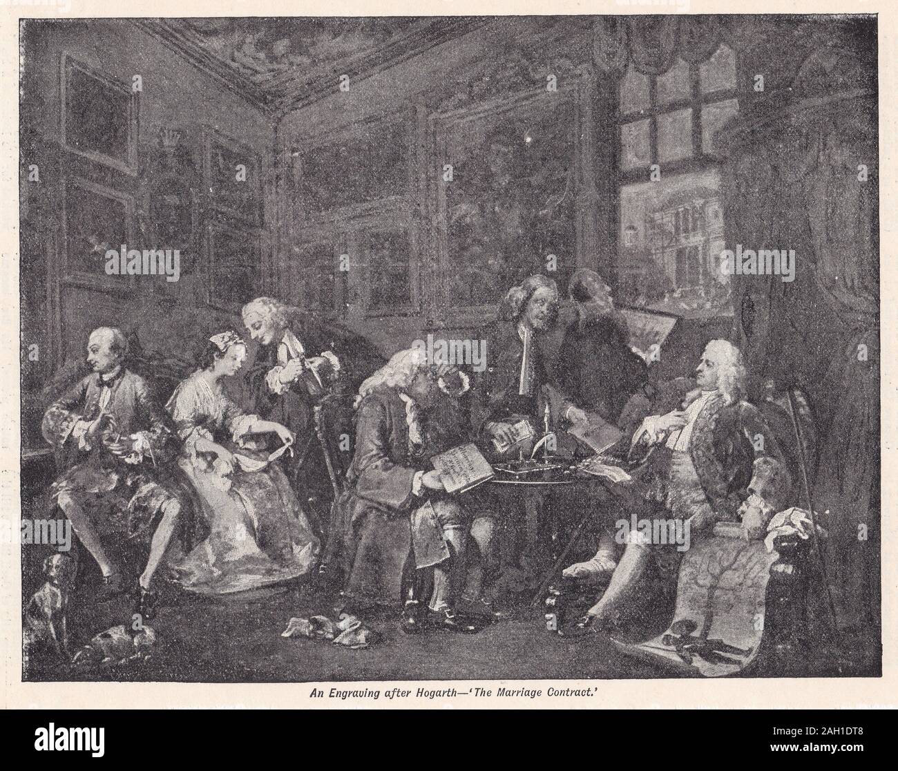 Painting william hogarth after hi-res stock photography and images - Alamy